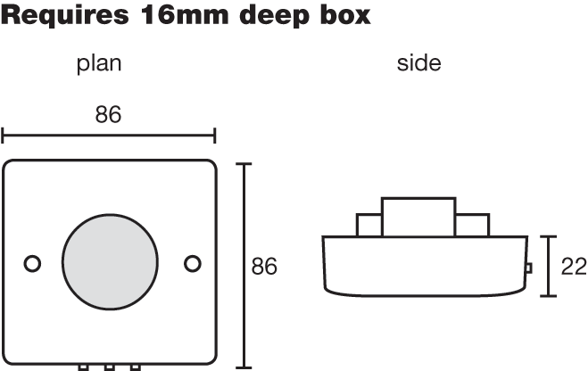 Order code - PIR/ABS/D/SCM
